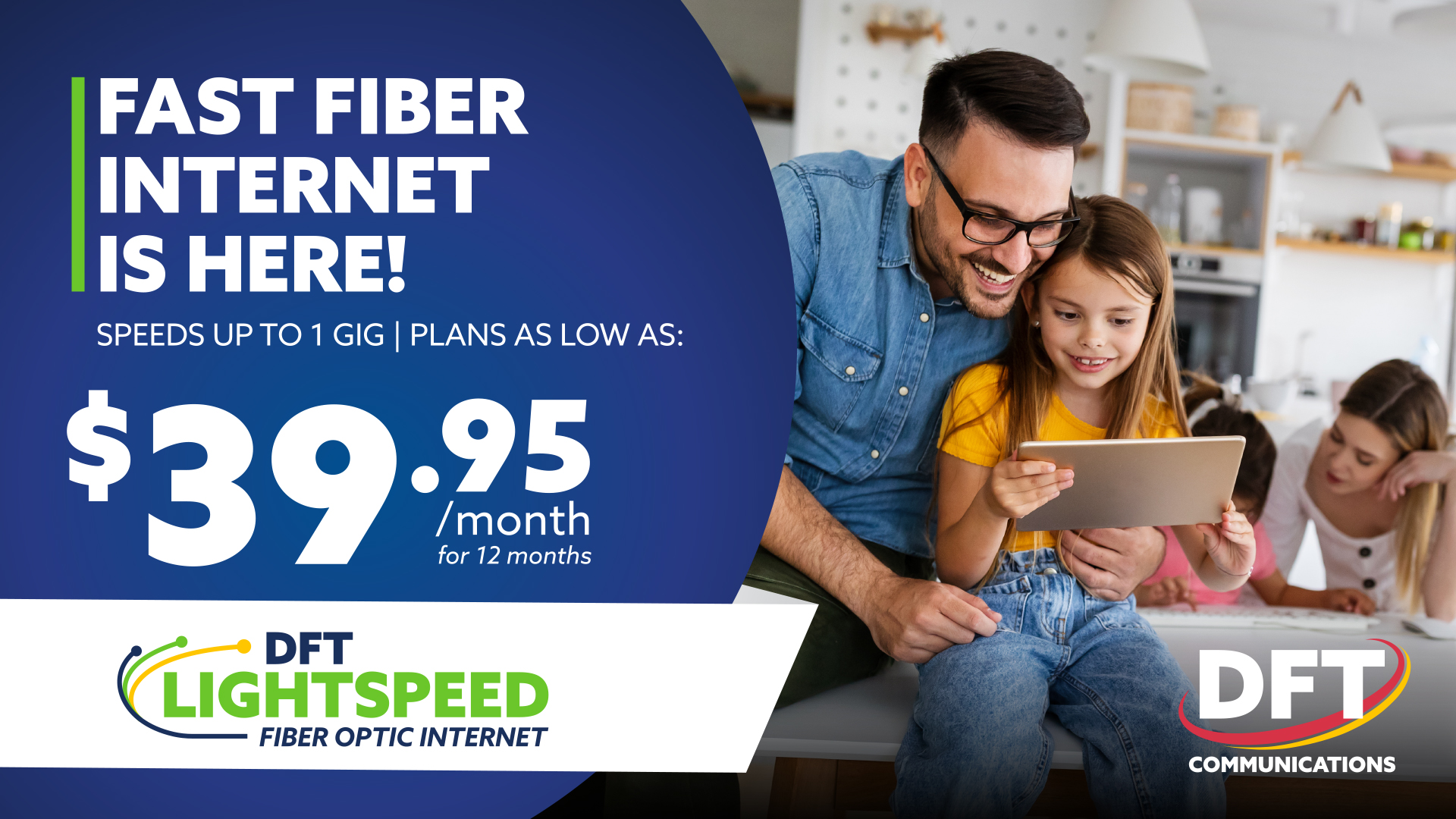 Lightspeed Fiber Internet | DFT Communications